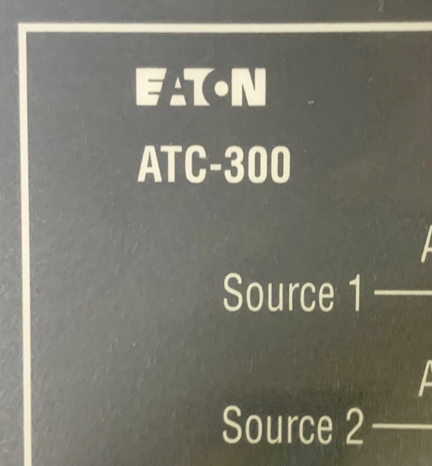EATON ATC-300 Automatic Transfer Switch Control Replacement Cover ...