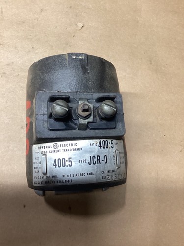 GENERAL ELECTRIC CURRENT TRANSFORMER 750X34G2 JCR:0 RATIO 400:5 ...