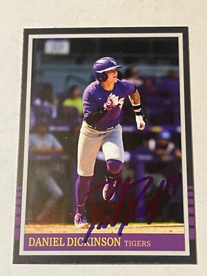 LSU Tigers DANIEL DICKINSON Signed Card | eBay
