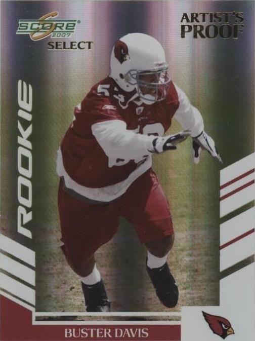 2007 Score Select - Rookie Buster Davis #299 Artist's Proof /32 (RC ...