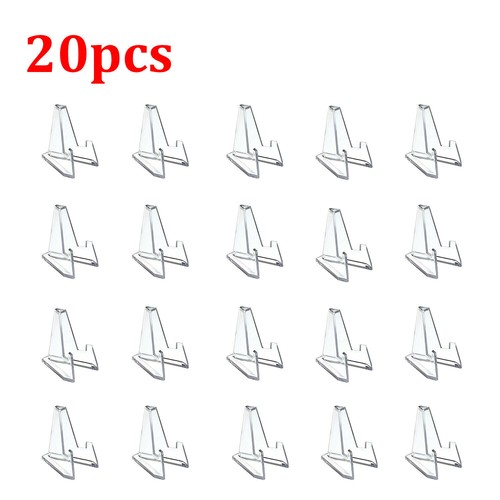 Display Stands Coins Psa Card Stand Small 20pcs Cards Holder Coin Clear ...
