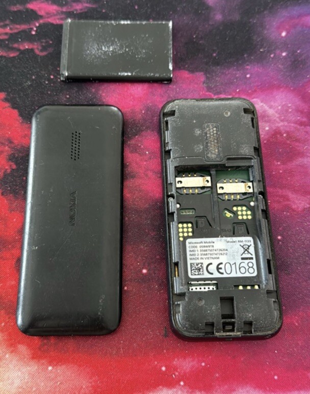 Tastenhandy • Klein • Nokia 105 • RM 1133 • Black • getestet ...