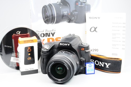 Sony Alpha A290 14.2MP DSLR Camera Full Kit - 18-55mm Lens, Guide Book ...