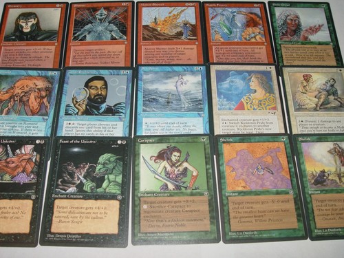MTG 15x ICE AGE Homelands Fallen Empires green magic card lot MP | eBay