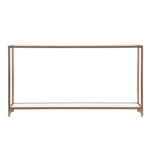Bergen 56 inches Long Narrow Metal Console Table, Open Concept Living ...