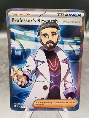 Pokemon Professor's Research 241/198 Scarlet Violet Ultra Rare Full Art ...