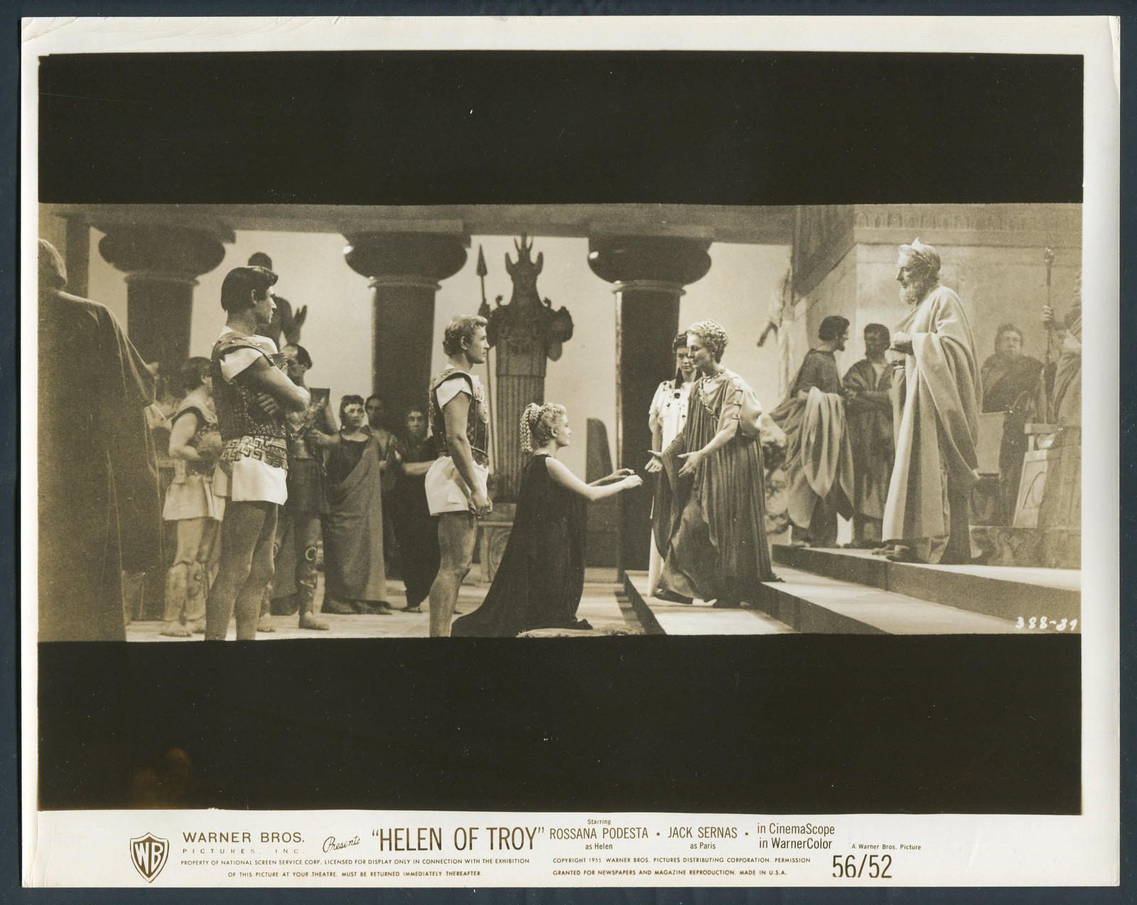 Helen Of Troy ’56 NORA SWINBURNE ROSSANA PODESTA JACQUES SERNAS CEDRIC ...