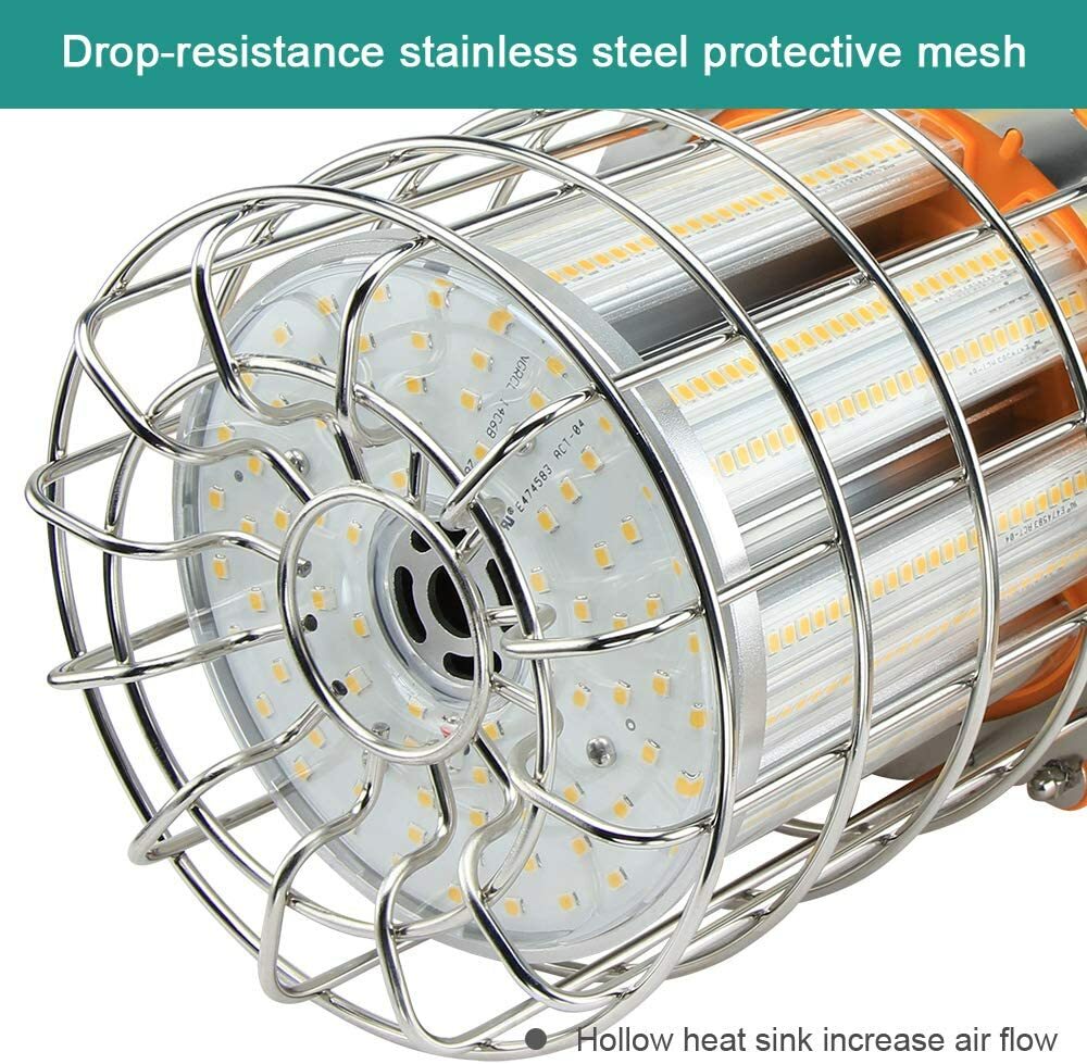 LED Temporary Work Light 80W 11200LM High Bay Portable Construction ...