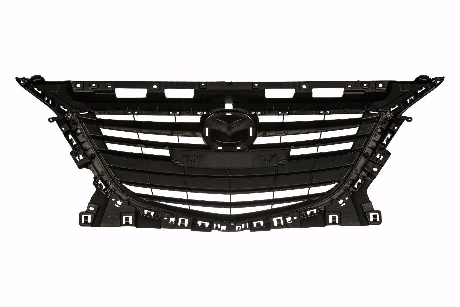 NEW 2014-2015 Mazda 3 Front Grille Mesh Black Plastic Assembly OEM BJS7 ...