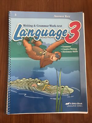 Abeka Writing & Grammar Worktext Language 3 Answer Key Home School | eBay