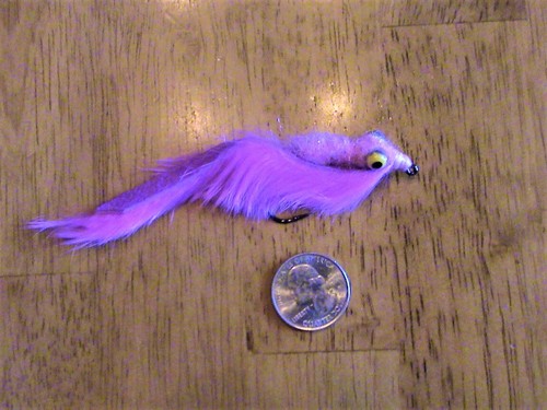 (#336) RABBIT ZONKER FLY LURE WITH DUMBBELL EYES - 1/0 FRESHWATER HOOKS ...