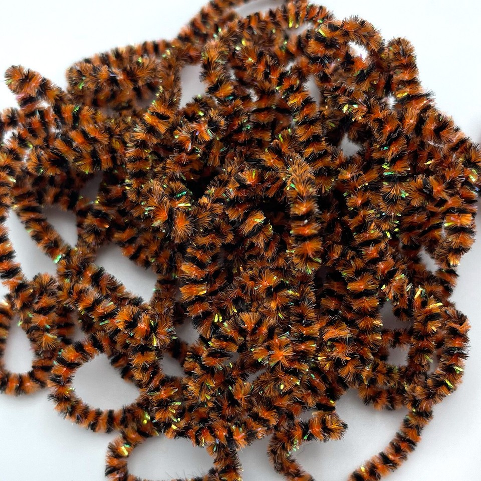 SPECKLED CRYSTAL CHENILLE - Hareline Fly Tying Variegated Material - 25 ...