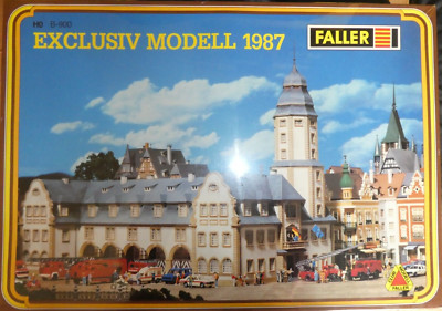 Faller 1987 Exclusiv Modell B-900 H0 Bausatz Feuerwache Eingeschweißt ...