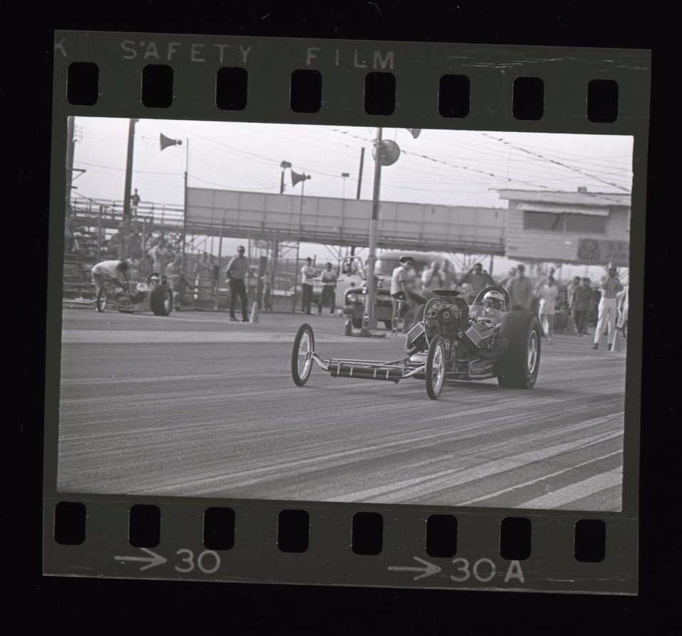 Lions Drag Strip Starting Line - Dragster - Vintage 35mm Racing ...