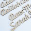 Script names, letters or words. Wooden 3.2mm thick High Quality MDF ...