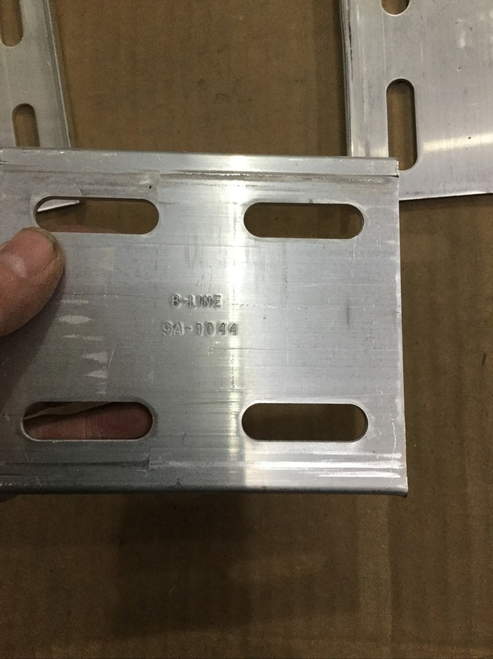 B-LINE 9A-1044W/SS6, CHANNEL SPLICE PLATE WITH SS HARDWARE, NIB | eBay
