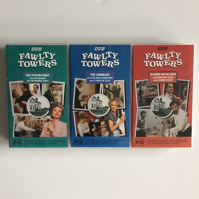 Fawlty Towers - 3 x VHS - 1994 | eBay Australia