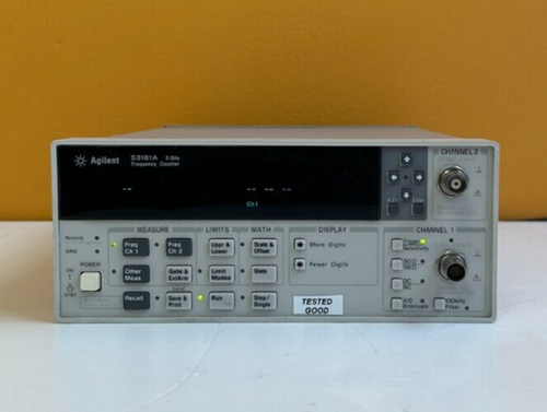 Agilent Keysight HP 53181A-010-030 0.1 Hz - 3 GHz, RF Frequency Counter ...