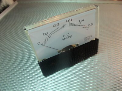 Ac. Panel METER 0 - 500 MilliAmp. 4" X 3 1/2" NEW For CB Radio Ham Amp ...