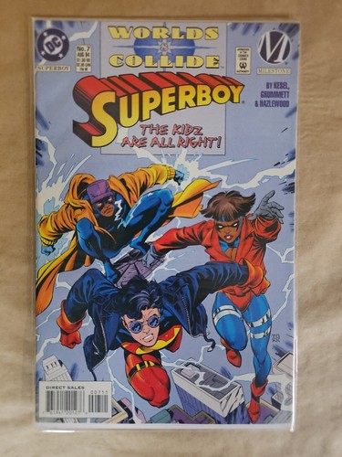 Superboy #7 Worlds Collide 8! 1994 DC Comics | eBay
