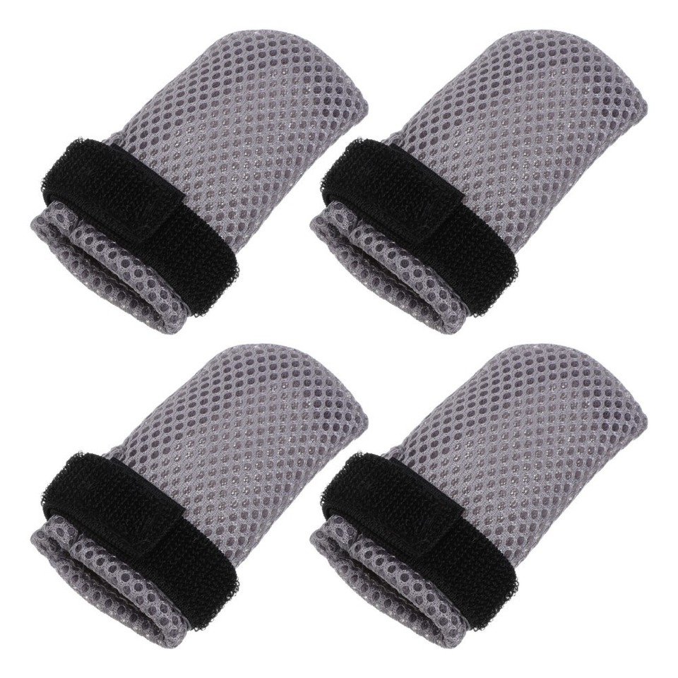 4 Pcs Anti-scratch Socks for Cats Booties Dogs Pet Shoes Kitten Foot ...