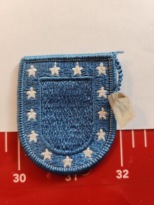US Army Standard Blue W/ 13 Stars Beret Flash Embroidered Patch New | eBay