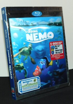 Disney/Pixar Finding Nemo (Blu-ray 3D + Blu-Ray + Bonus Features Disc ...