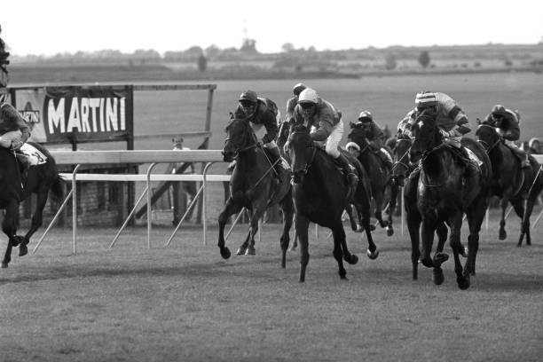 Baronet, ridden by Brian Rouse, wins the William Hill Cambridge- 1980 ...