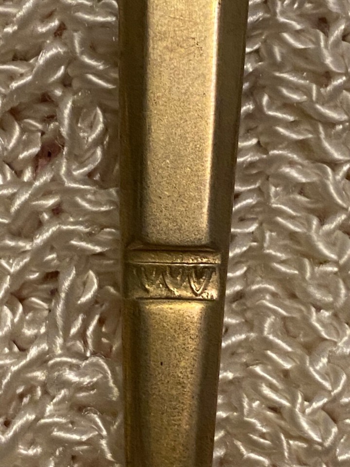 Set 4 Vintage Siam Bronze Erawan Elephant Pattern Flatware Teaspoons ...