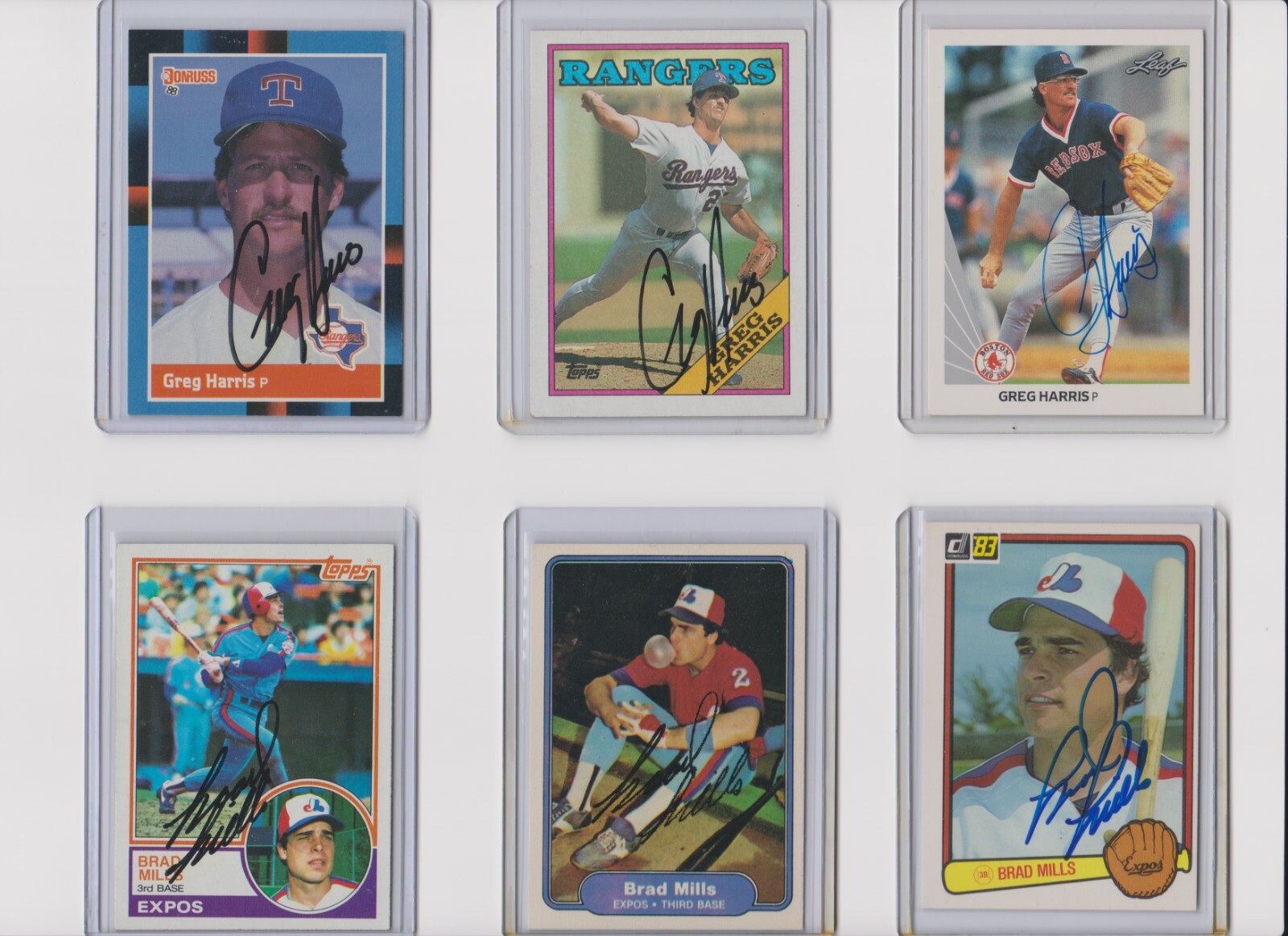 1988 TOPPS #369 GREG HARRIS RANGERS AUTOGRAPH | eBay