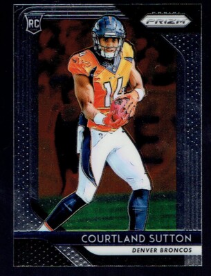 2018 Panini Prizm Courtland Sutton Rookie RC Football Card #215 | eBay