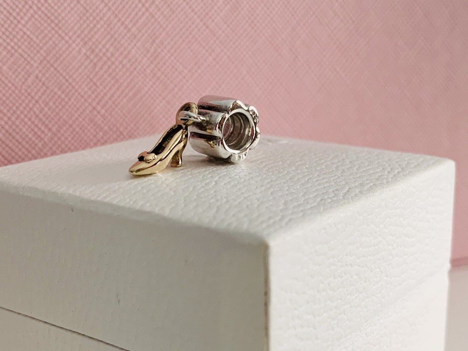Pandora Sterling Silver&14k Gold Dangle Stiletto High Heel Bead 790349 ...