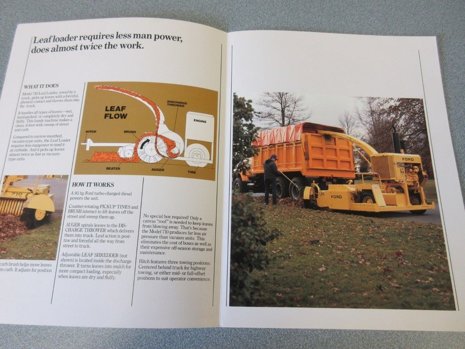 Ford 710 Leaf Loader Brochure | eBay