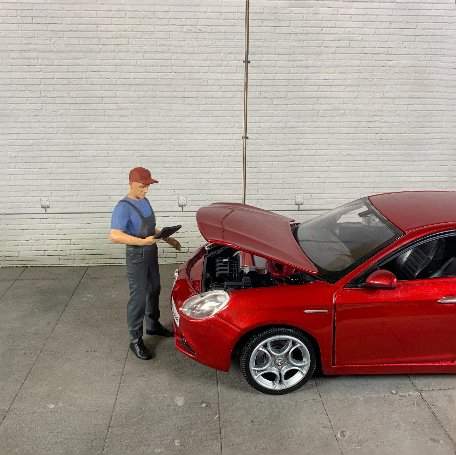 1-24 scale boss mechanic figure - Detailed people figure for G-Scale ...