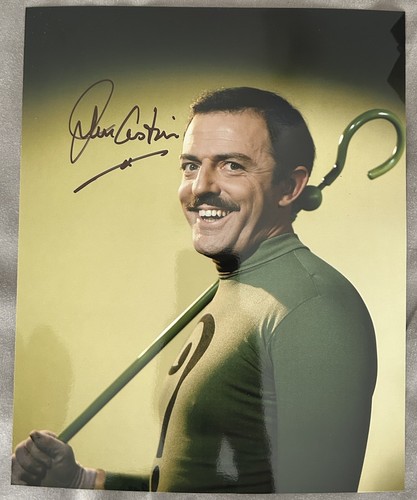 John Astin Signed 8x10 Photo The Riddler Batman | eBay