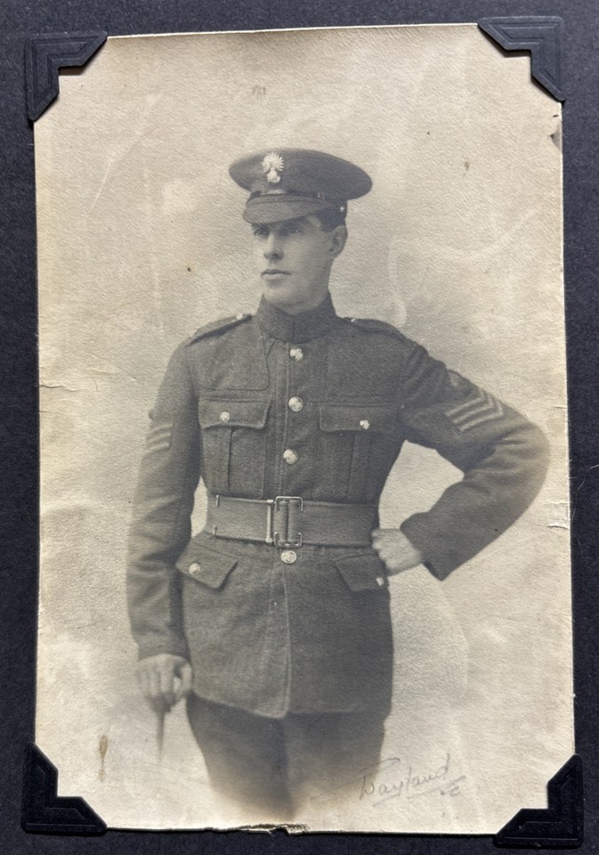 WW1 Staff Sergeant Portrait Photograph REF#F60 | eBay UK