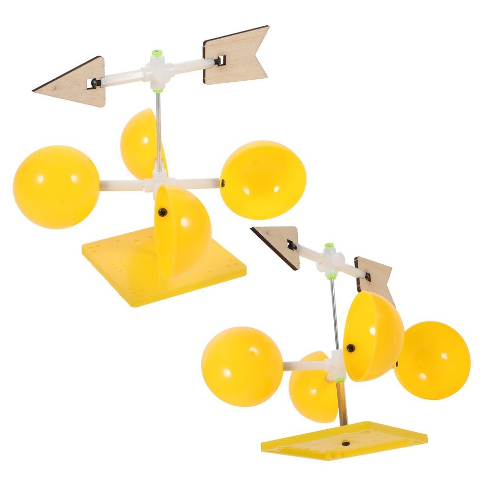 2 Pcs Weather Science Kit Vane Experiment Teaching Aids Kids Wind ...