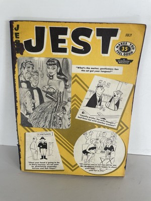 Vintage Jest Magazine July 1959 Pin Up Lillian Madsen Humorama | eBay