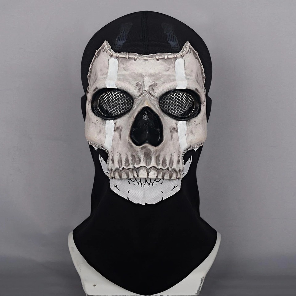 Ghost Call of Duty Mask Cod Ghost MW2 Mask Skull Face Mask for Cosplay ...
