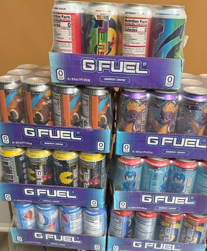 G Fuel Energy Drink, 16 oz can, 12-pack case Please Read Description ...