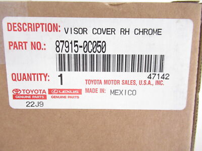 Genuine OEM Toyota 87915-0C050 Passenger Side Mirror Cover Chrome ...