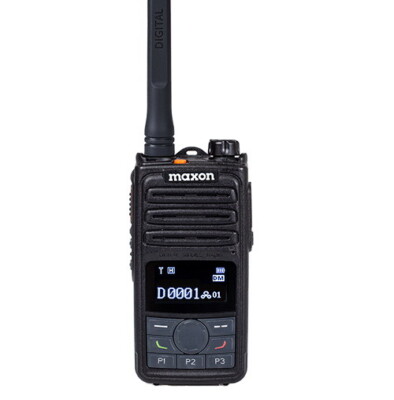 MAXON MDP-6124 VHF DMR Tier II TDMA Analog Portable Radio 2500 Channels ...