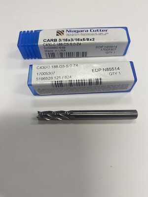 Niagara Cutter New. 3/16”. 5/8”LOC. 3/16” Shank. 2” OAL. 17005307 | eBay