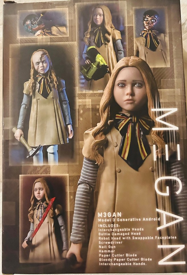 NECA - MEGAN Ultimate 7 in Action Figure M3GAN Robot Doll Movie ...