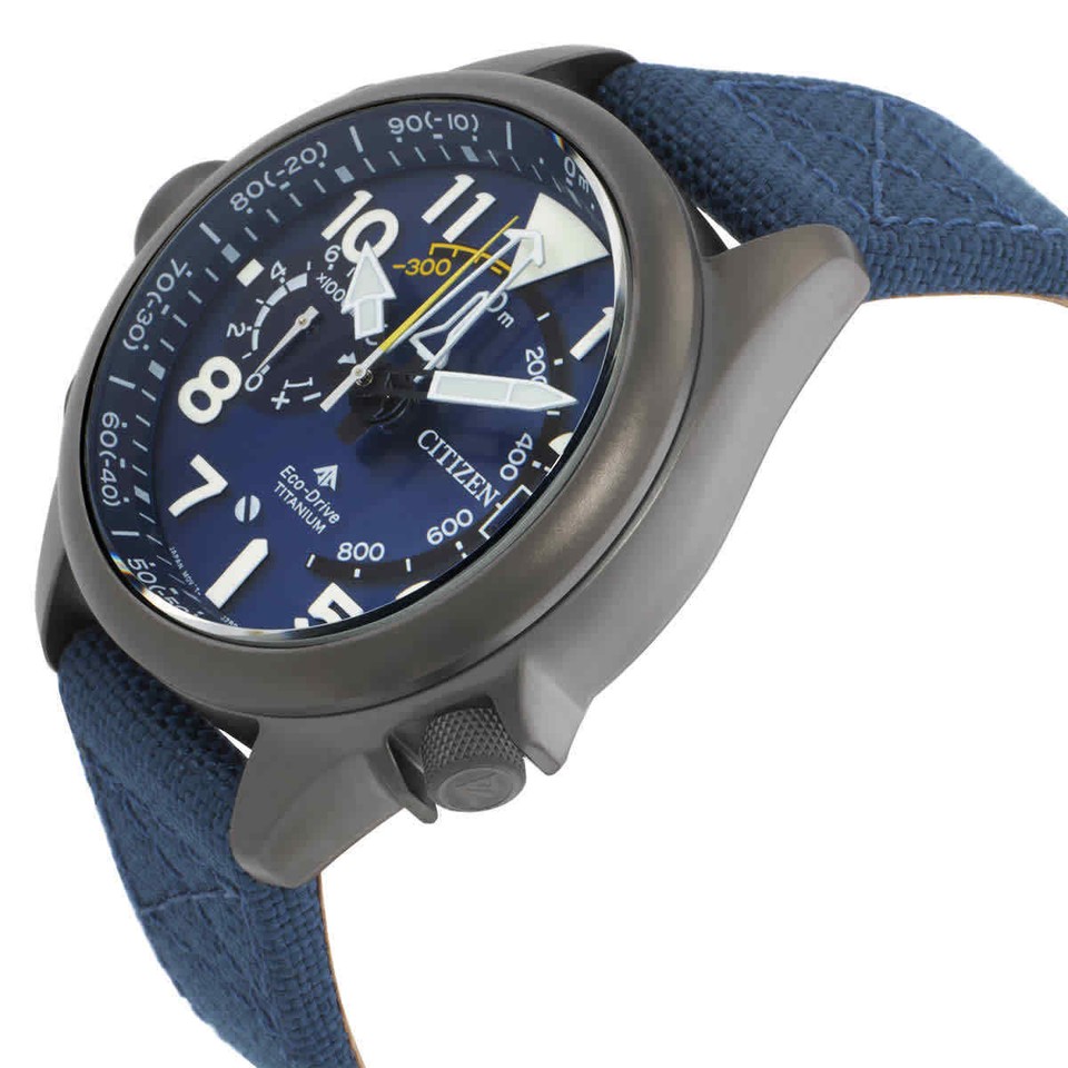 Citizen Promaster Altichron Eco-Drive Blue Dial Men's Watch BN4065-07L ...