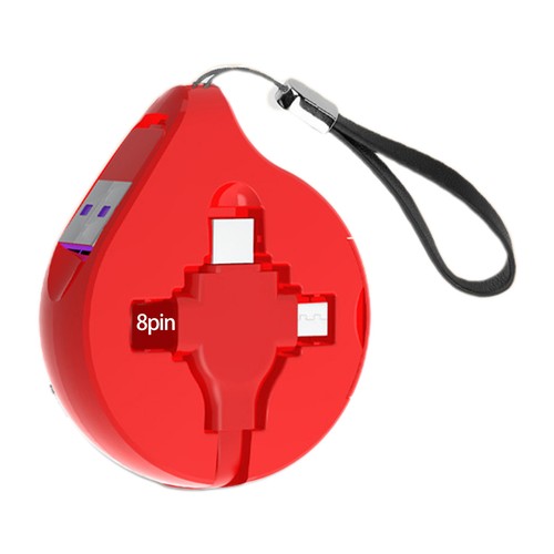 Charging Cable Retractable Fast Charging 3a Anti-winding Data Line Plug ...