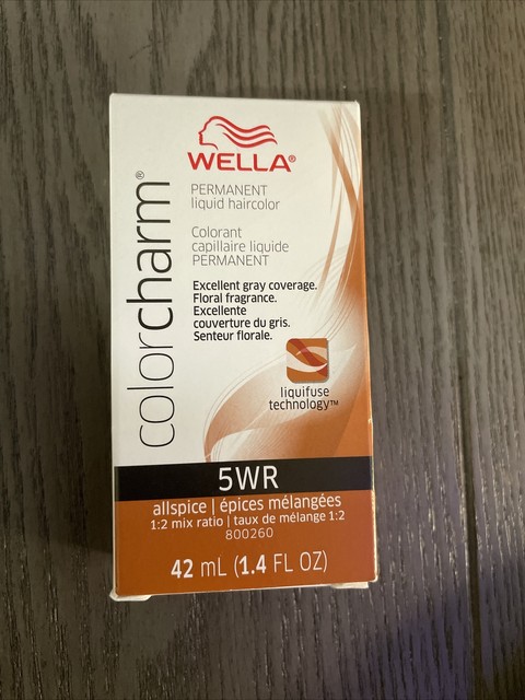 WELLA PROFESSIONALS COLOR CHARM PERMANENT LIQUID HAIR COLOR 5WR ...