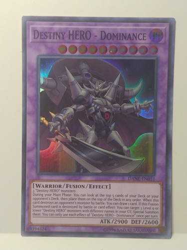Yu-Gi-Oh! TCG Destiny HERO - Dominance Dark Neostorm DANE-EN031 ...