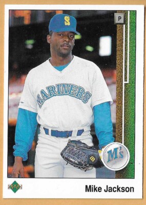 MIKE JACKSON SEATTLE MARINERS #142 - UPPER DECK NM-MT 1989 | eBay