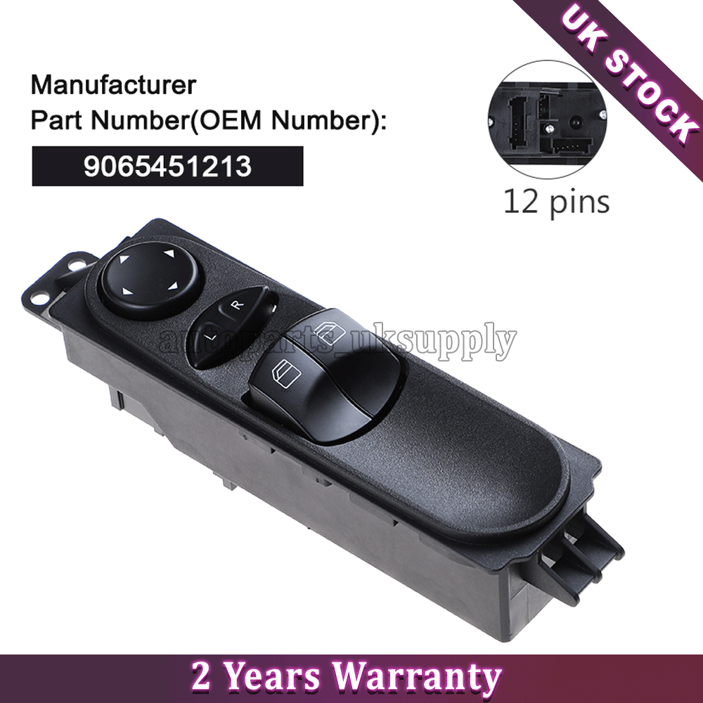 Window Mirror Control Switch Console For VW Crafter Benz Sprinter ...